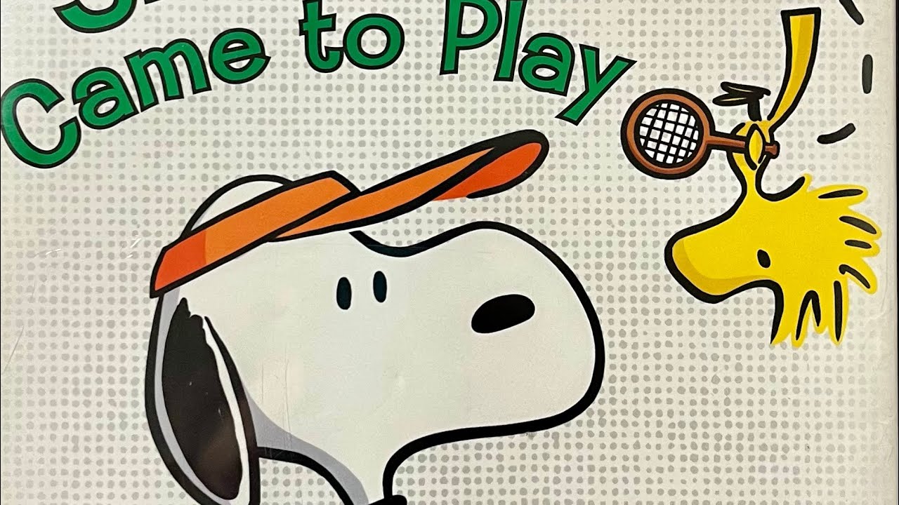 Snoopy Came to Play - Read Along - YouTube