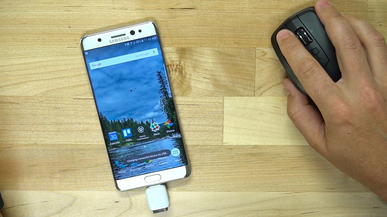 Use a Wireless Mouse with your Galaxy Note 7 - YouTube