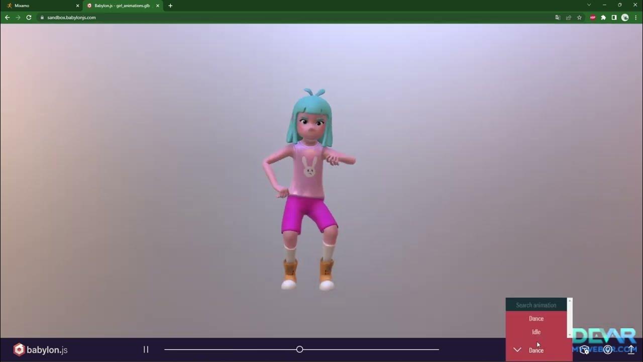How to Record Several Different Animations in One GLB File Using ...