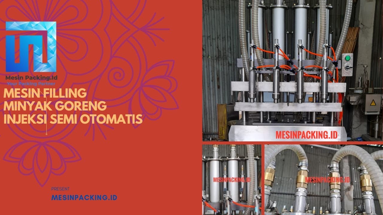 Mesin Filling Botol Inline Semi Otomatis 4 Nozzle - YouTube