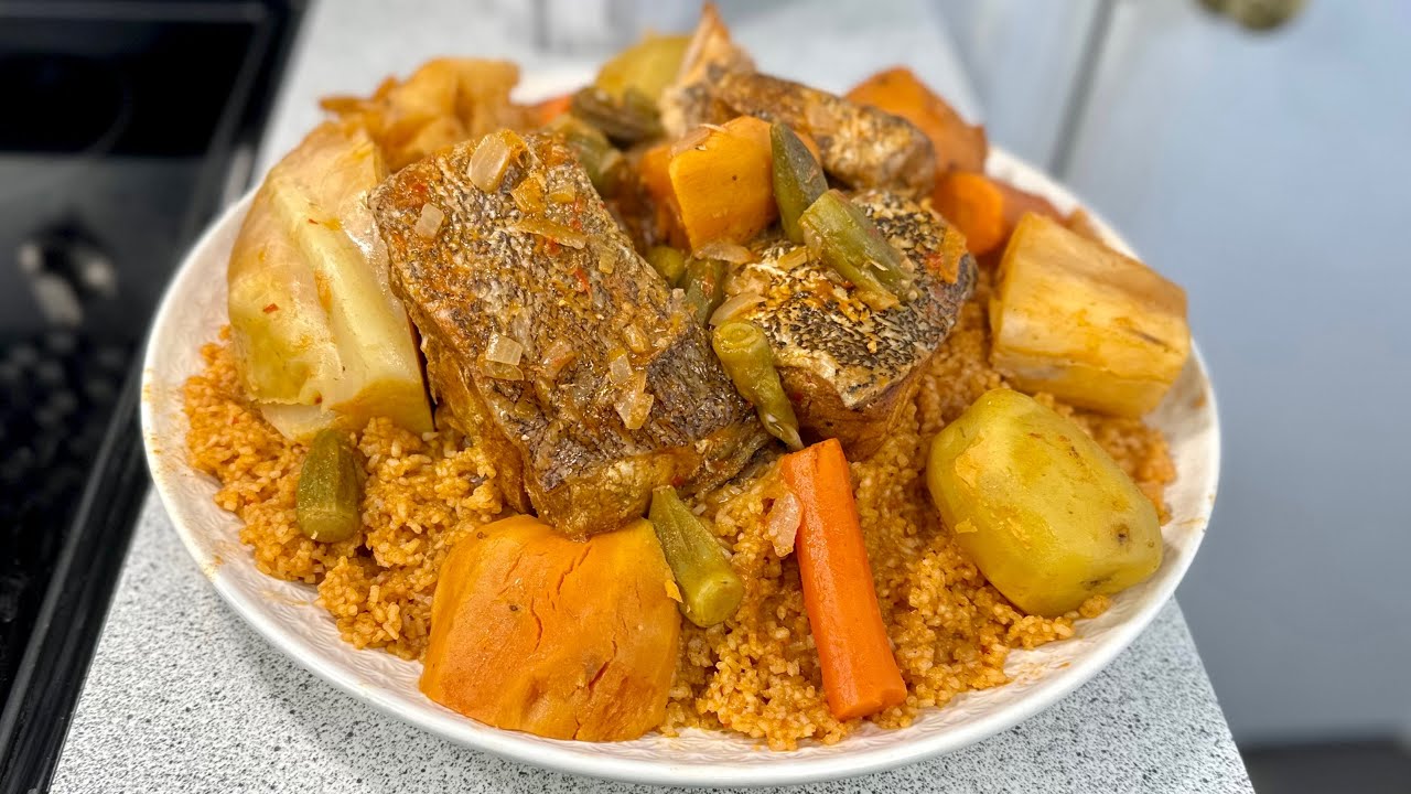 Recette traditionelle du THIEB (Thieboudienne) réalisée dans les règles ...