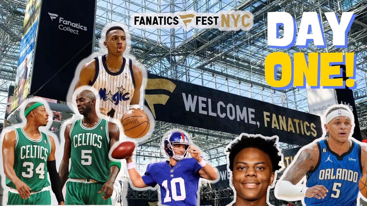 XXL VLOG -Fanatics Fan Fest 2024 New York - Day One - Garnett, Penny ...