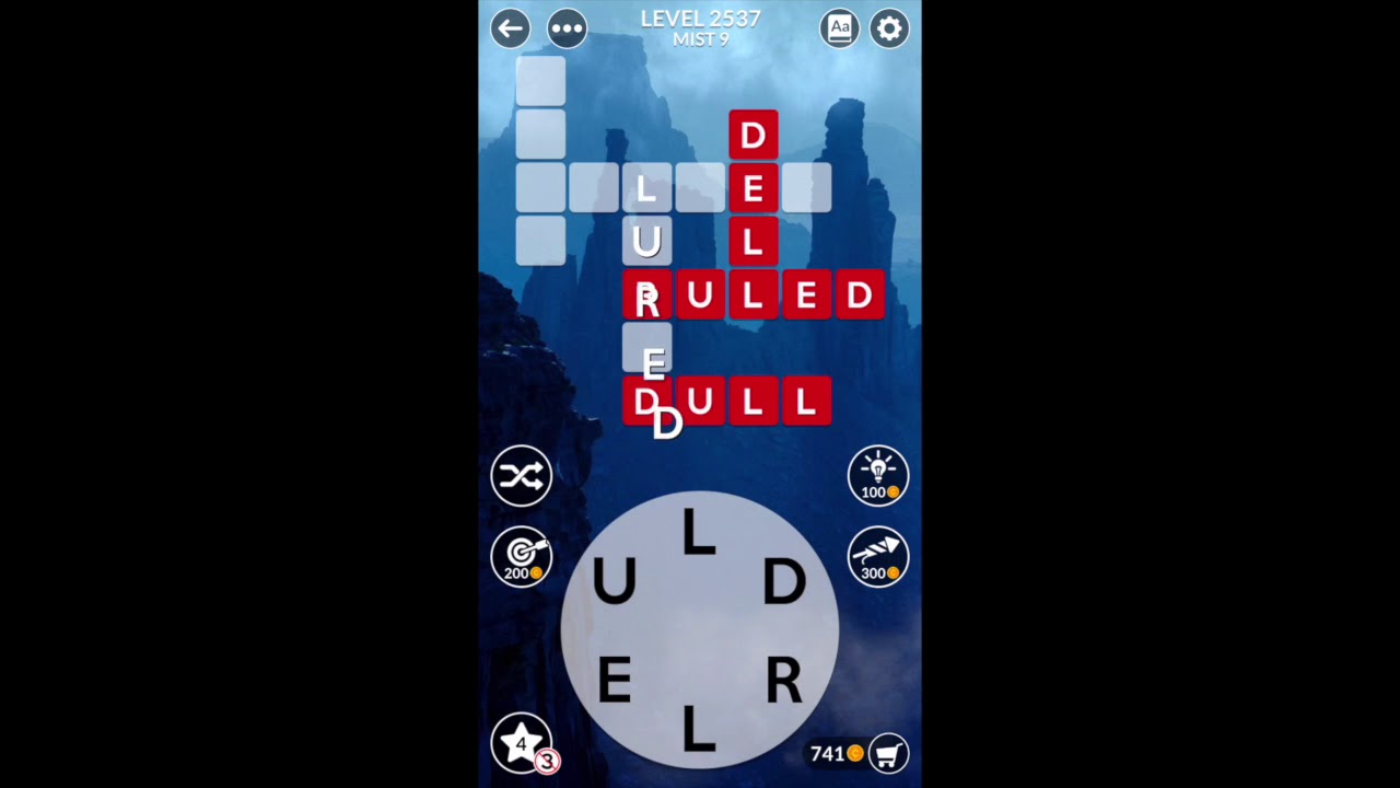 Wordscapes Level 2537 - YouTube