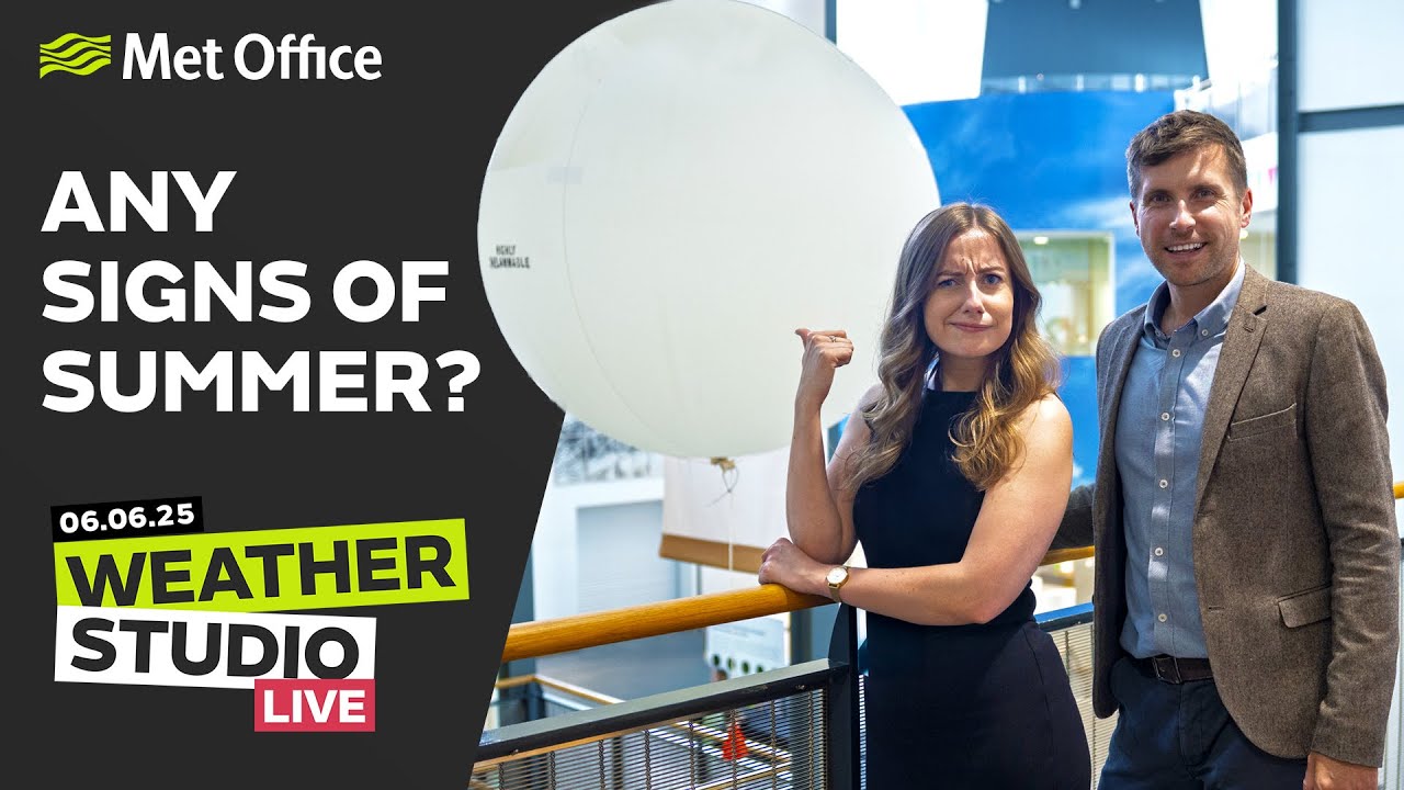 06/06/2025 - Any signs of Summer? - Weather Studio Live - Met Office UK ...