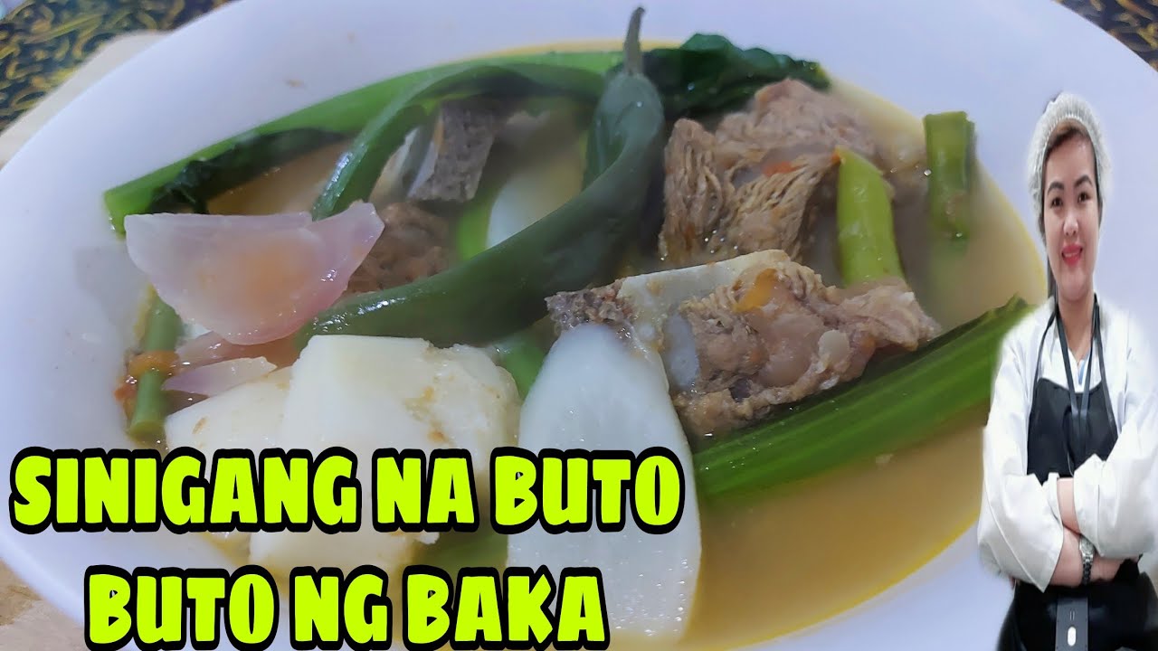 SINIGANG NA BUTO BUTO NG BAKA RECIPE by Christine Blogger - YouTube
