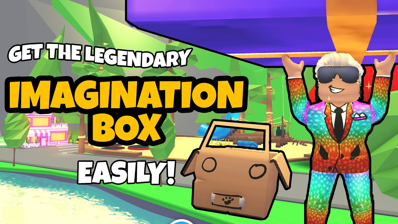 How to get the LEGENDARY IMAGINATION BOX CAR EASILY in Roblox Adopt Me ...