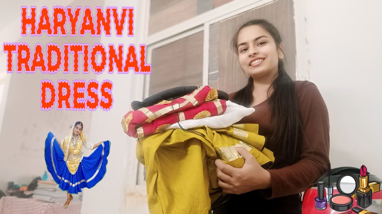 How to dress up like HARYANVI GIRL || Traditional Dress || - YouTube
