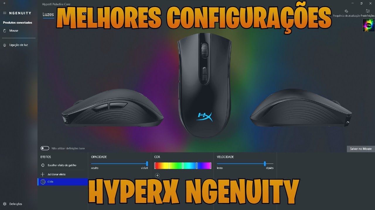 HIPERX NGENUITY - COMO BAIXAR, CONFIGURAR DPI E RGB E USAR MACROS - YouTube