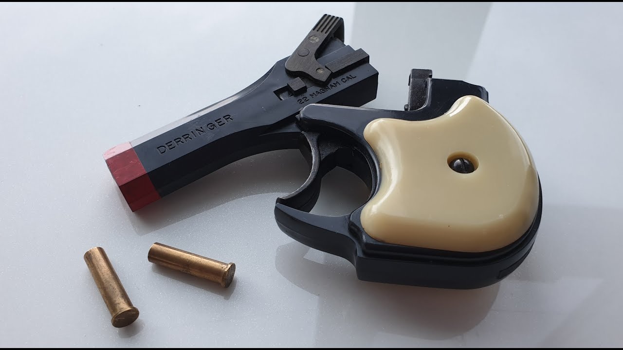 (희귀품) 은닉용 권총.. 허드슨 하이 스탠다드 모델건 격발 HUDSON Hi-Standard Derringer D-100 ...