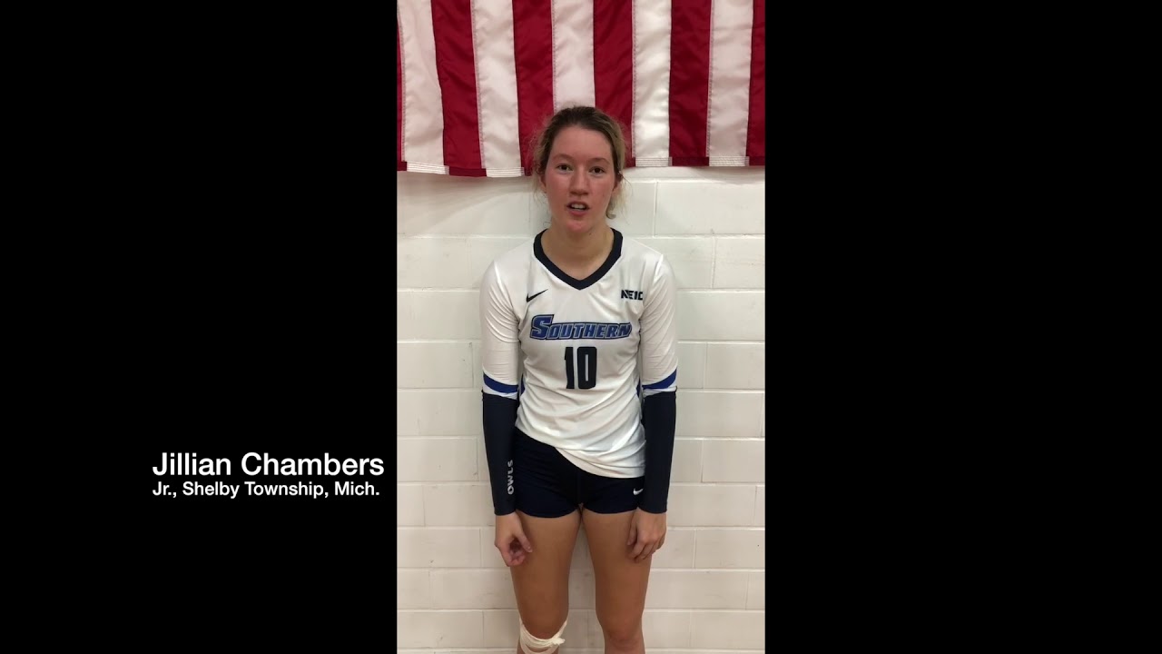 Volleyball - Jillian Chambers - Le Moyne Post Game - 9.11.18 - YouTube