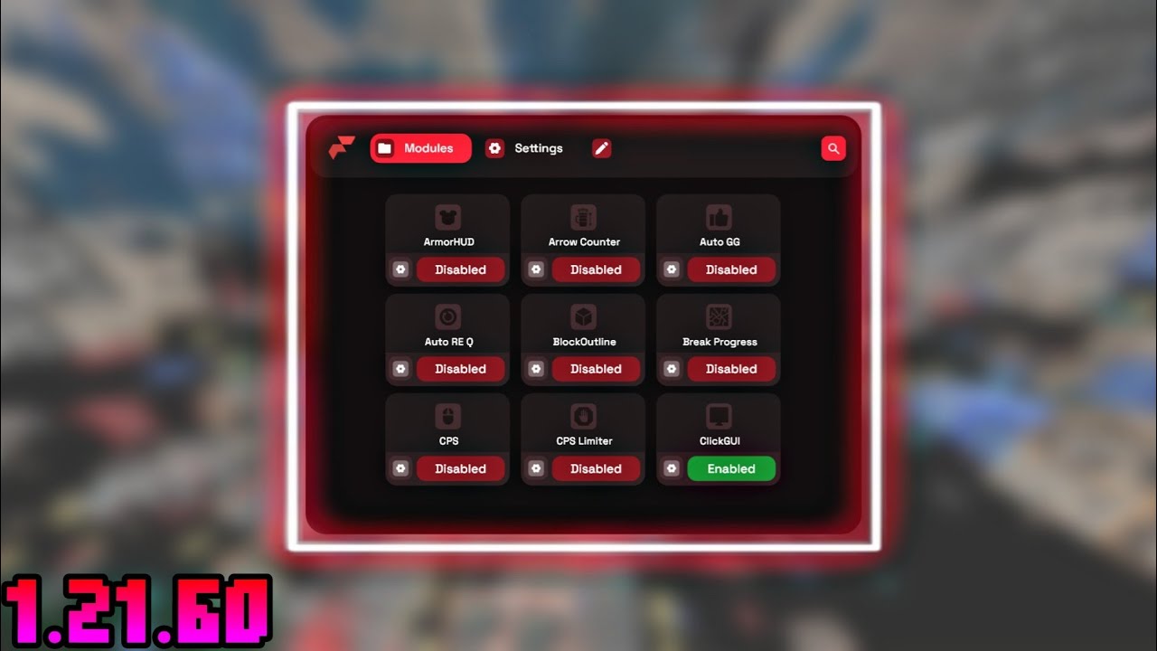 Flarial Client For MCBE 1.21.60 - YouTube