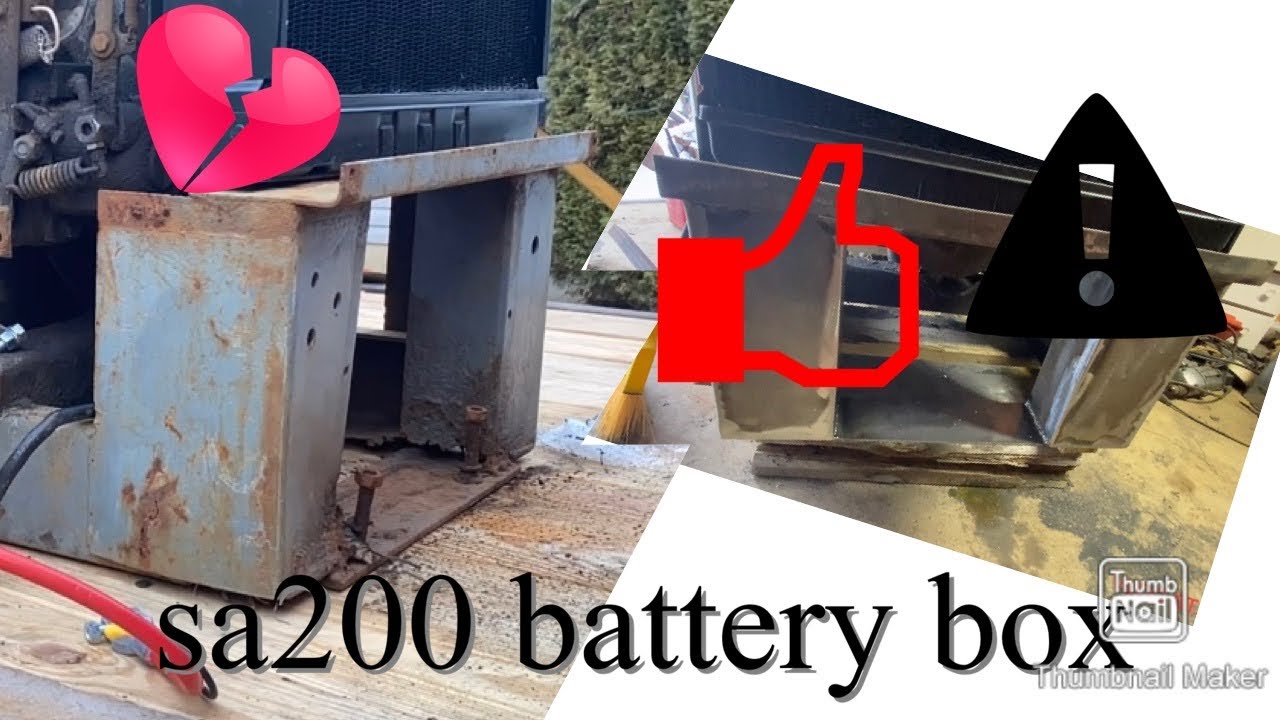 SA 200 Battery Box Rebuild - YouTube