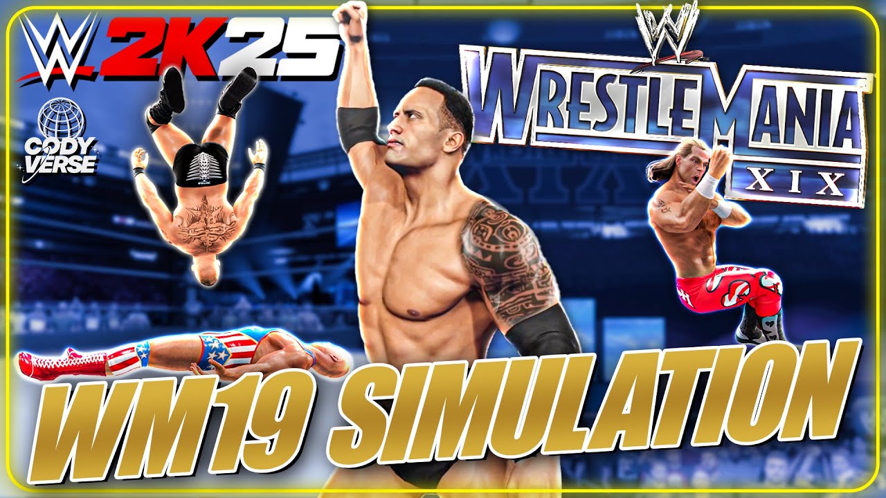 It's WrestleMania XIX BUT It's In WWE 2K25! (Full Show Simulation) | CodyVerse Retro! - YouTube