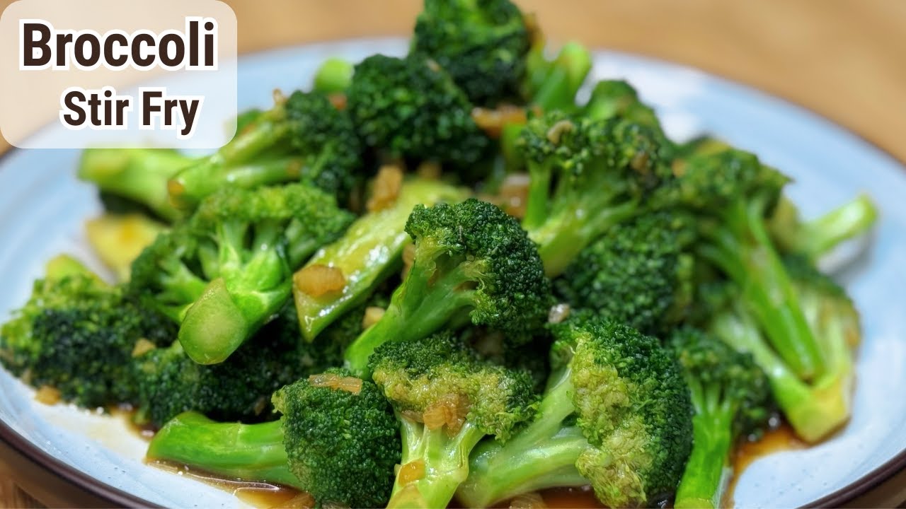 Broccoli Stir Fry Recipe | Saute Broccoli with Garlic | How to Cook ...