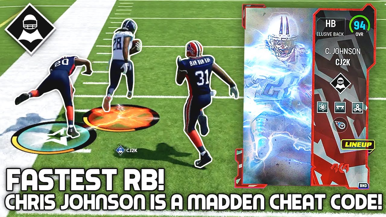 Chris Johnson Is A CHEAT CODE! New X-Factor! Fastest Player In Madden ...