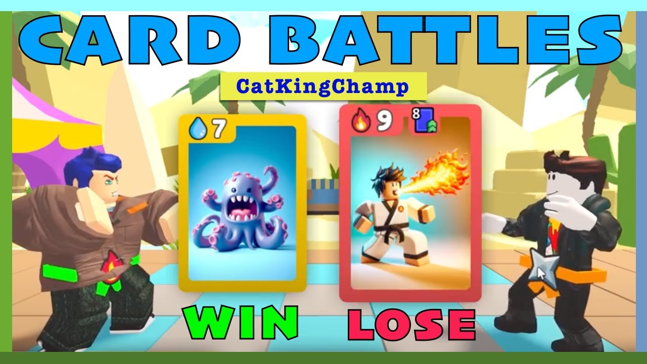 Roblox CARD BATTLES - How to WIN Every Time and NEVER Lose Again - YouTube
