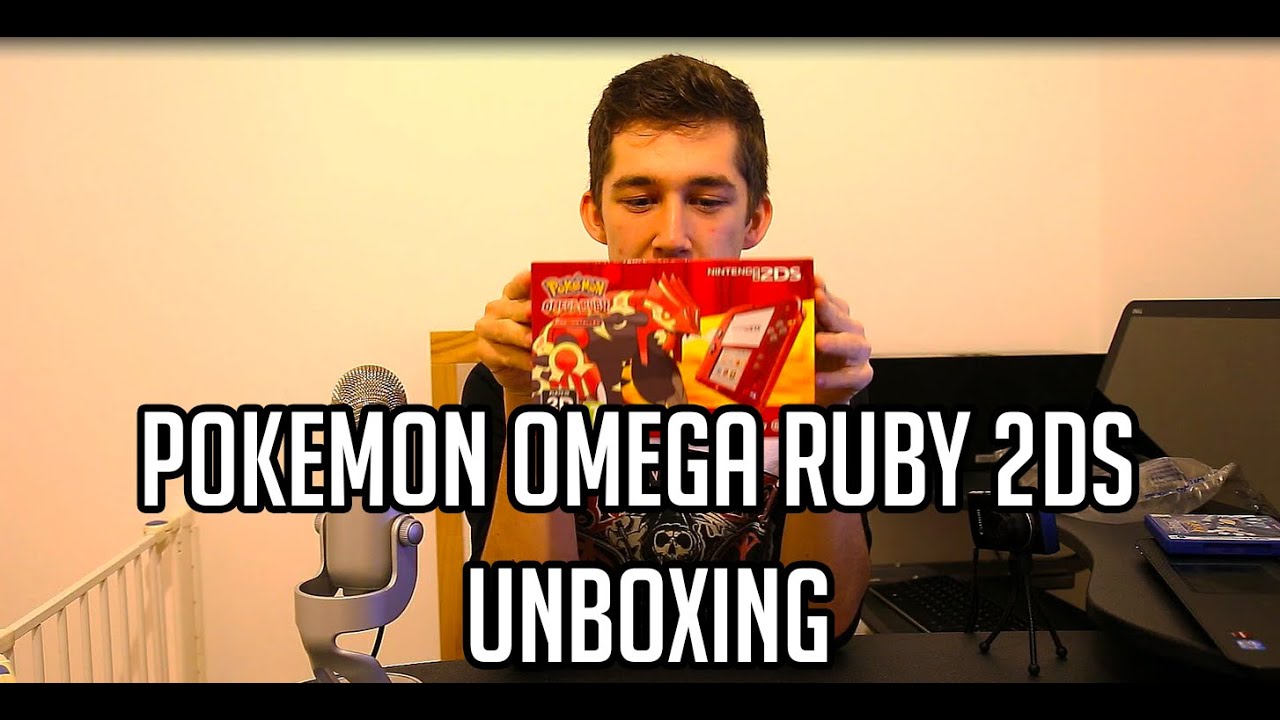 Pokemon Omega Ruby 2DS Special Edition Console UNBOXING (1080p) - YouTube