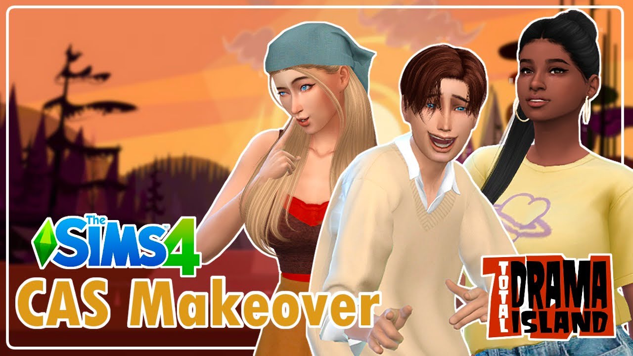 TOTAL DRAMA Characters in Sims! PART 2 // The Sims 4 - YouTube