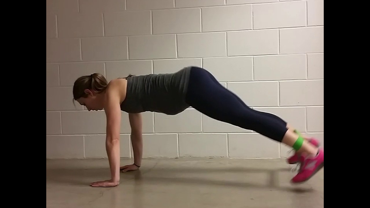 Banded High Plank Jacks - YouTube