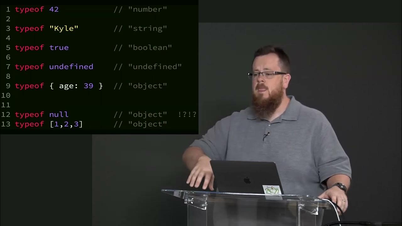Frontend Masters JavaScript 0203 Types - YouTube