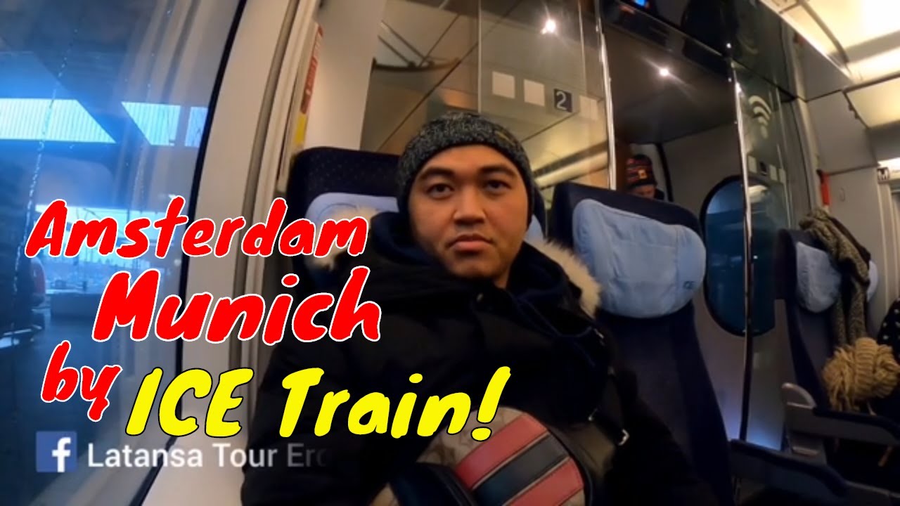 Merasakan Kereta Cepat ICE Jerman I Backpackeran Amsterdam Munich - YouTube