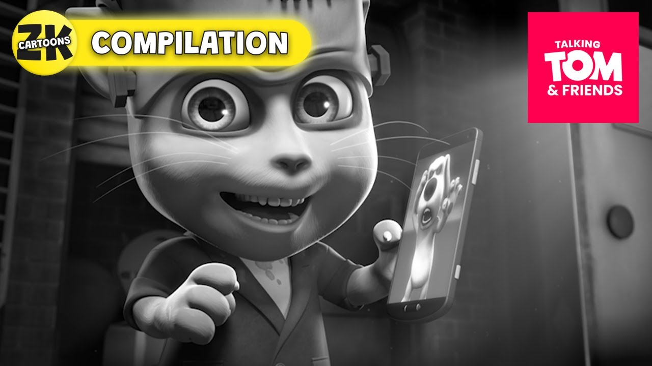 App-y Halloween Talking Ginger! | Talking Tom & Friends Compilations ...