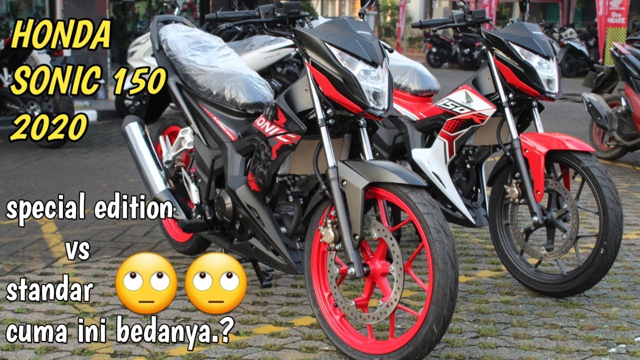 Review honda sonic150 2020 special edition vs standar - YouTube