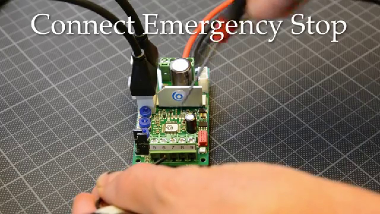 #6 C2-10/S2-1 Connecting an Emergency Stop (Normally Open switch) - YouTube