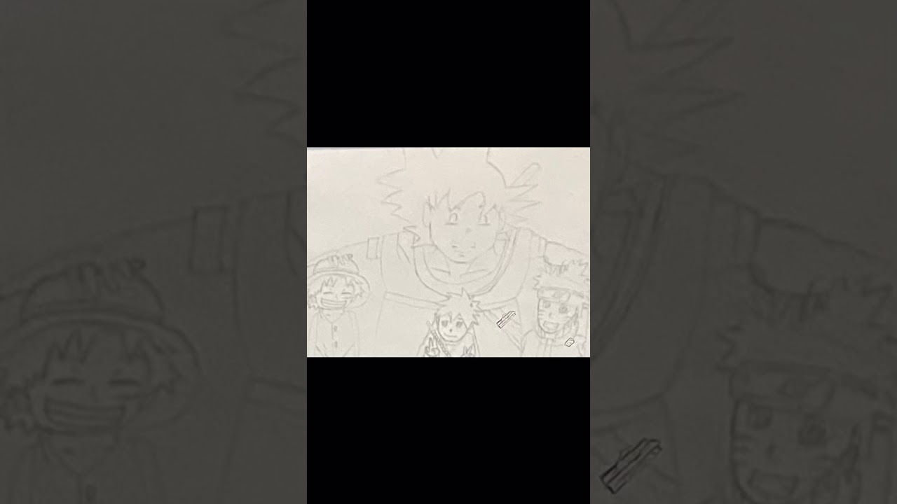The big 3 Anime drawing - YouTube