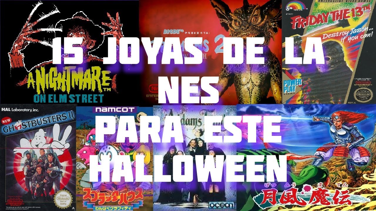15 JOYAS de la NES para disfrutar este HALLOWEEN / Especial Halloween ...