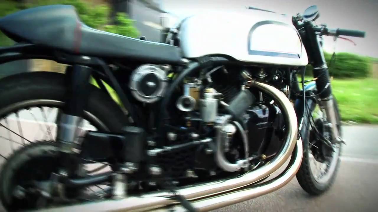 Norton Manx Cafe Racer at Ace Cafe London - YouTube