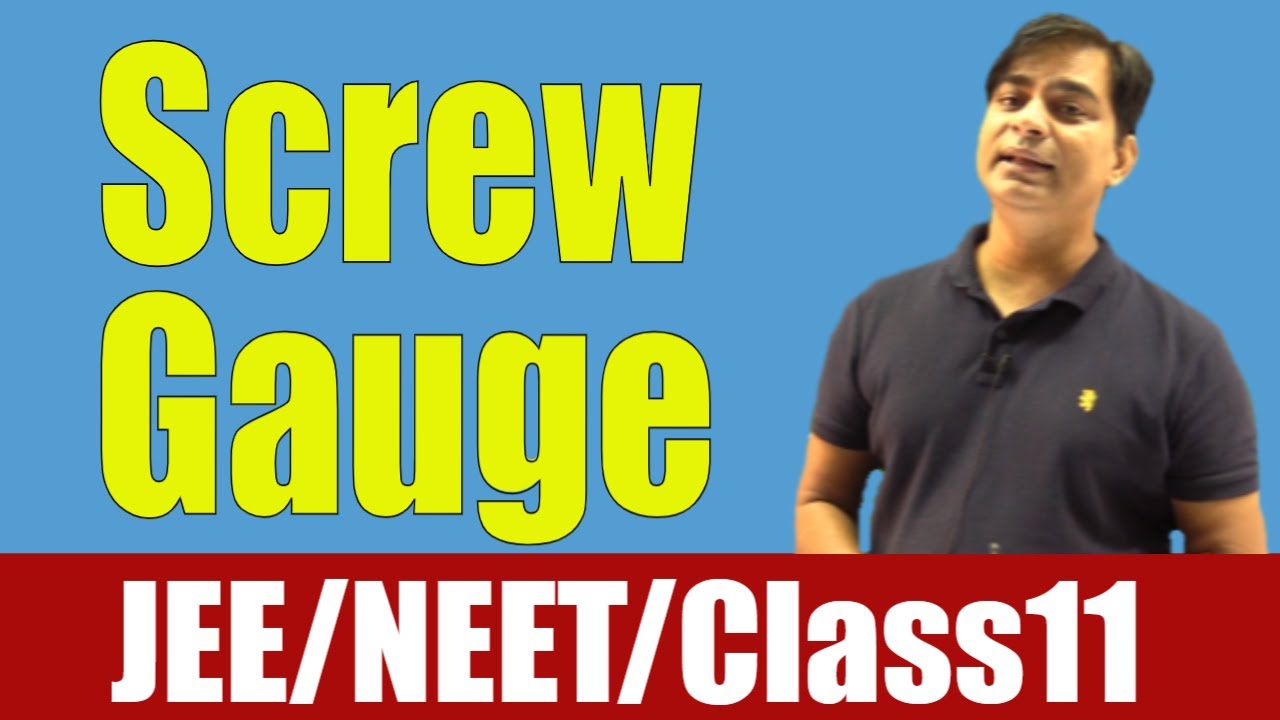 Screw Gauge | Micrometer | Principle, Description and Zero Errors with ...