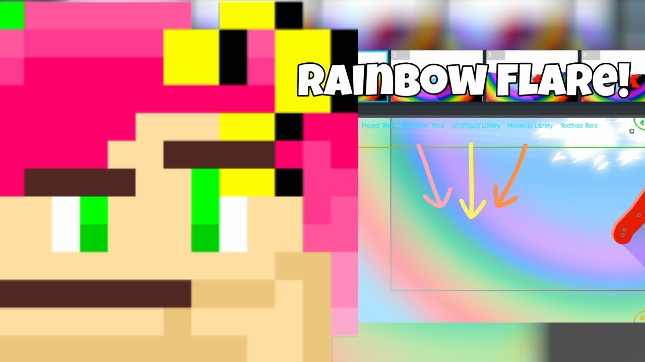 How to make/use Rainbow Flare in Stick Nodes (No other software needed ...