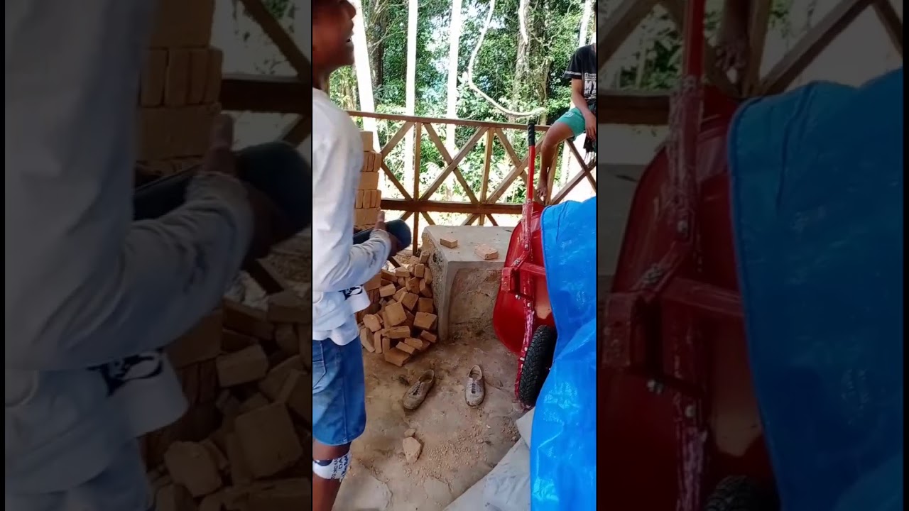 Breaking Up The bricks - YouTube