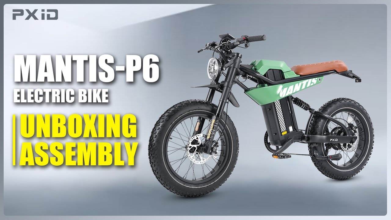 PXID MANTIS P6 eBIKE Unboxing And Installation - YouTube