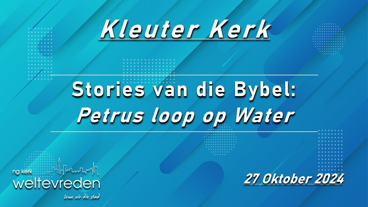 Stories van die Bybel: Petrus loop op water - YouTube