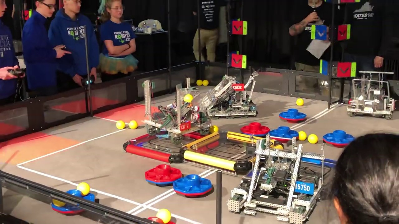 VEX Turning Point | Tesla AC Practice Match #1 - YouTube