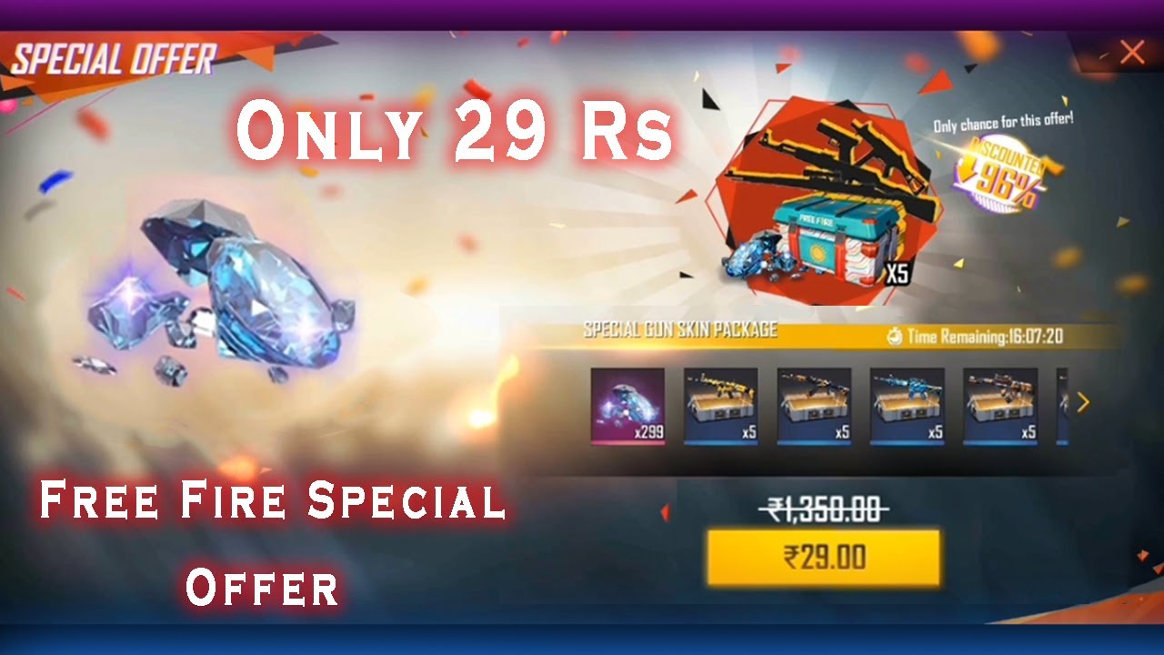 Free Fire Special Offer || Garena Free Fire || Legend Gaming Zone - YouTube