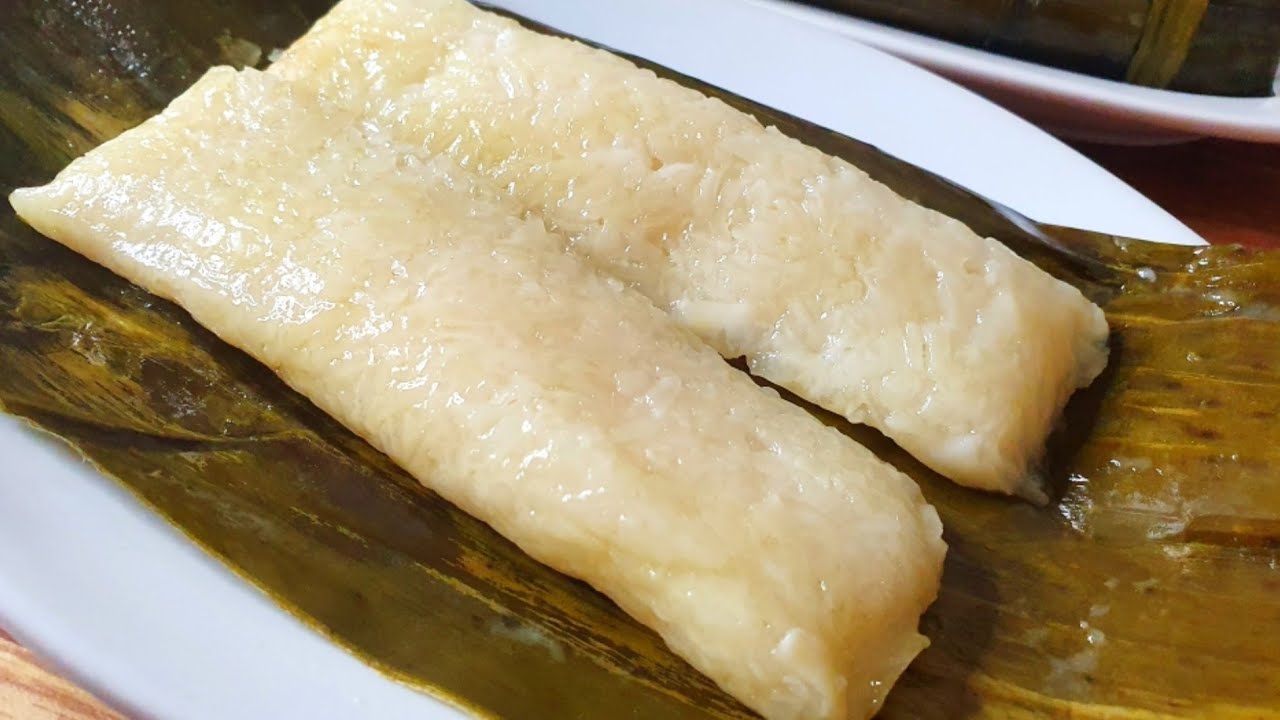 Suman Malagkit With Macapuno/White Suman/Filipino Delicacy - YouTube
