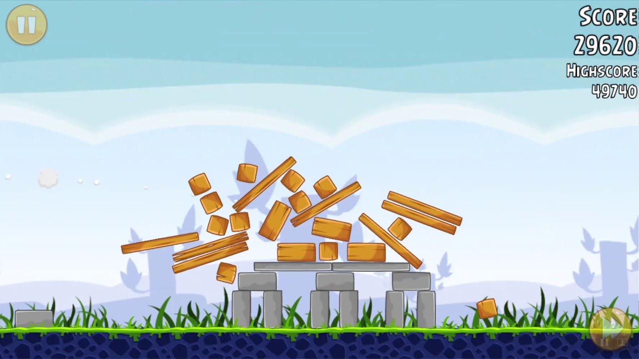 Angry Birds Classic Level 1-17 Walk through with out any booster - YouTube