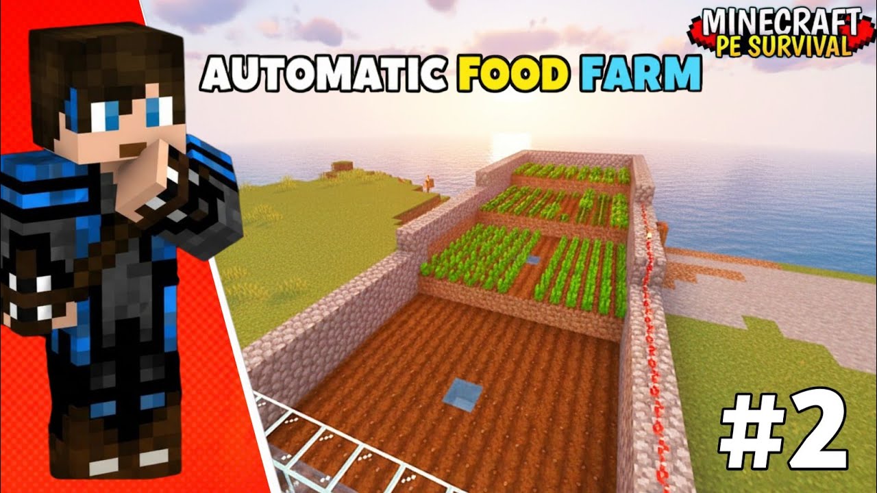 I Made Automatic Food Farm in Minecraft - YouTube