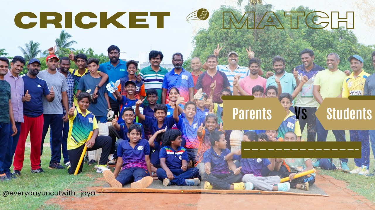 Cricket Match Between AR Academy students vs Parents | AR Academy ...