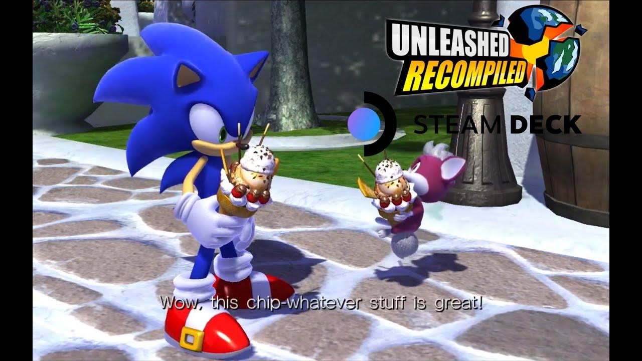 Sonic Unleashed Recompiled Steam Deck Gameplay - Opening CGI, Apotos ...