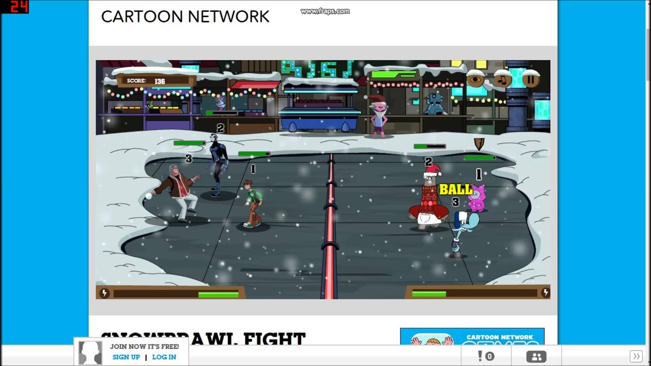 Snow ball figth episódio 1 (morri pro BEN 10) - YouTube