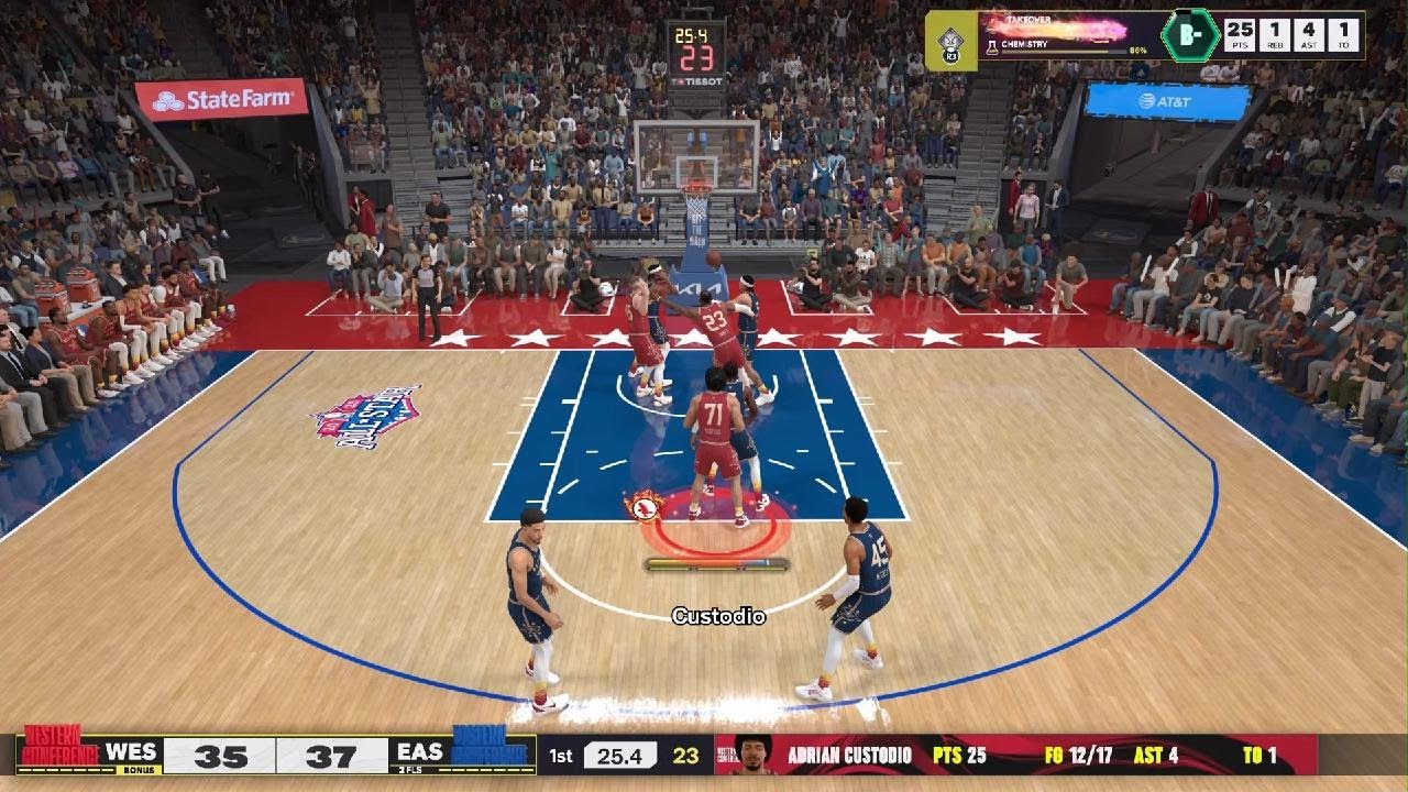 NBA 2K25 my career all star game part 35 - YouTube