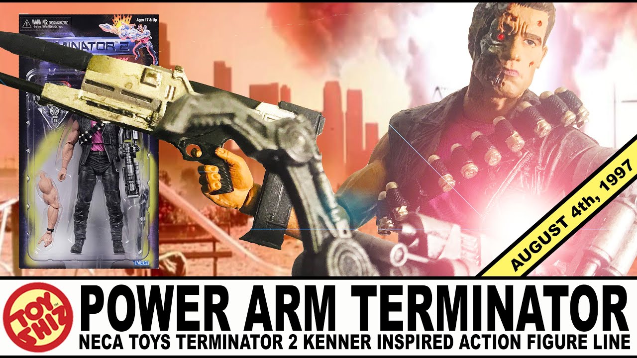 POWER ARM TERMINATOR Neca Toys Kenner Tribute Line - YouTube