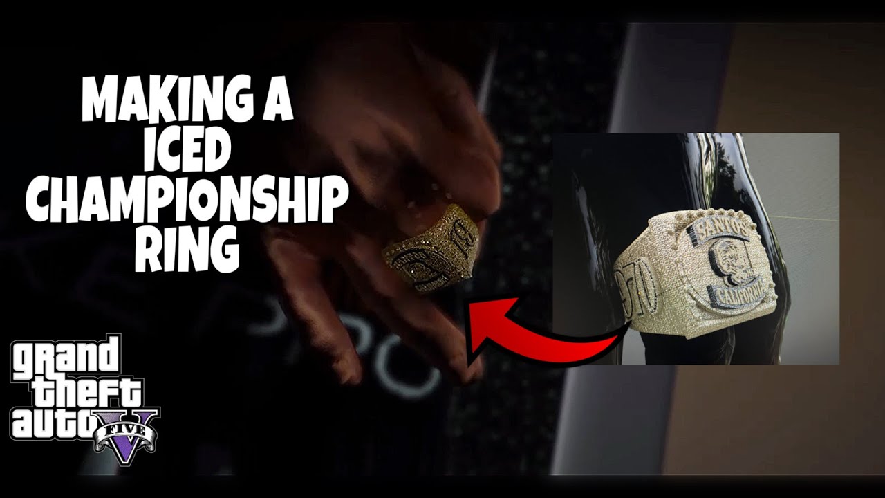 Making A Iced Out Championship Ring In GTA 5 (FiveM) | GTA/FiveM 3D ...