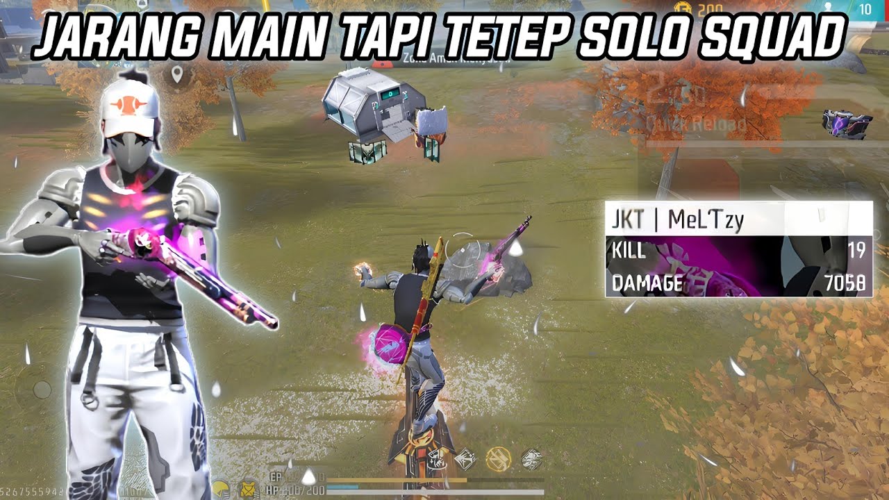 JARANG MAIN EPEP TAPI TETEP SOLO VS SQUAD 19 KILL - YouTube