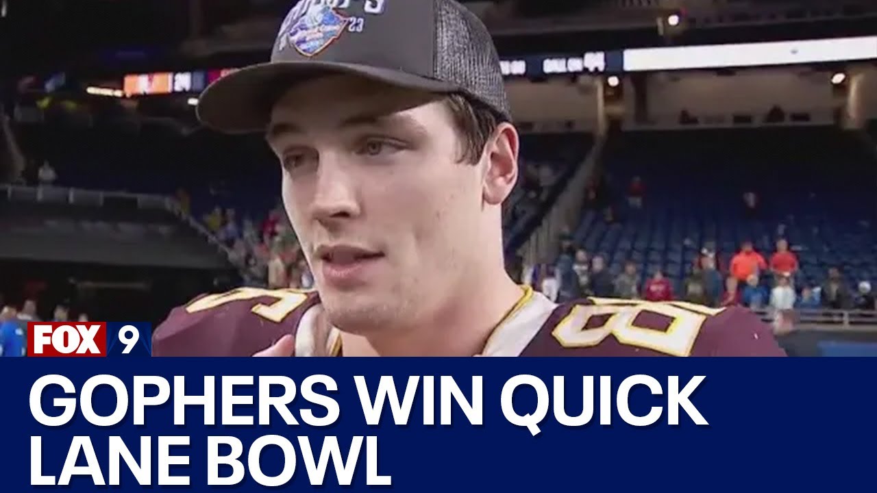 Gophers win Quick Lane Bowl - YouTube