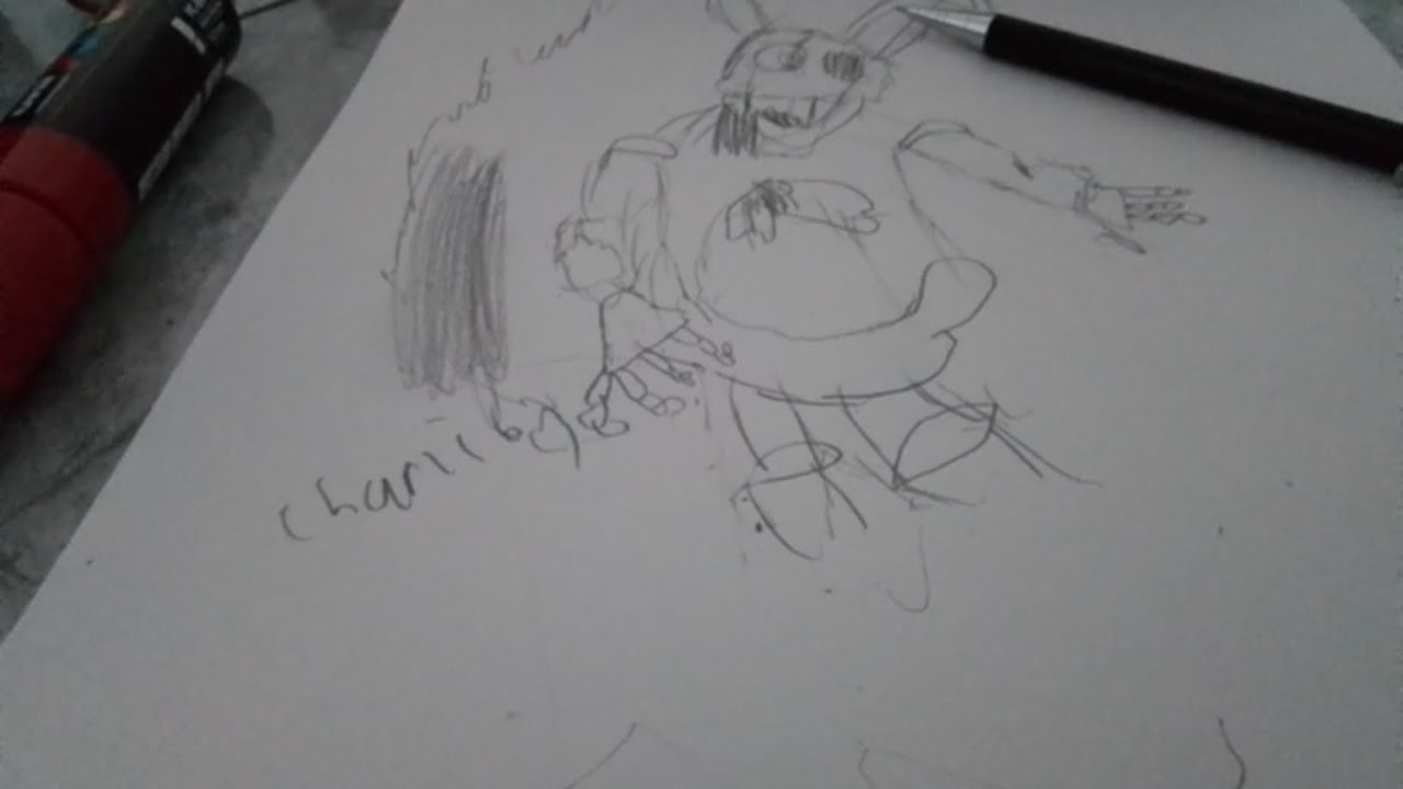 how to draw spring lock failure - YouTube